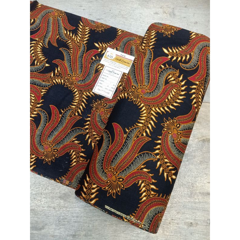 Jual kain batik katun gusti buwono original // bahan batik katun printing gusti buwono meteran ...