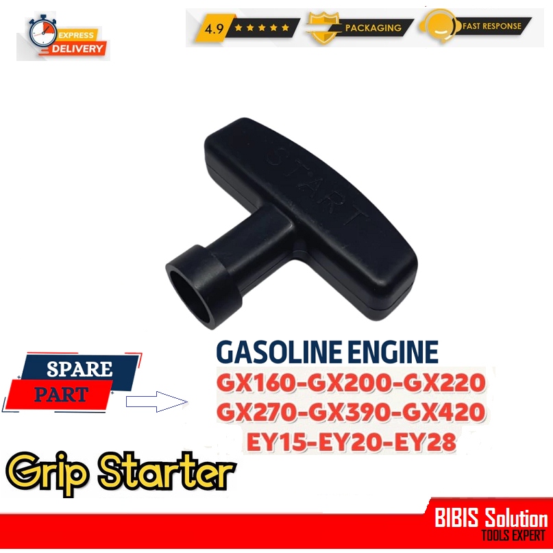 Jual Grip Handle Starter Tarikan Stater Mesin Genset Kompresor Engine Genset GX120/160/270/390 ...