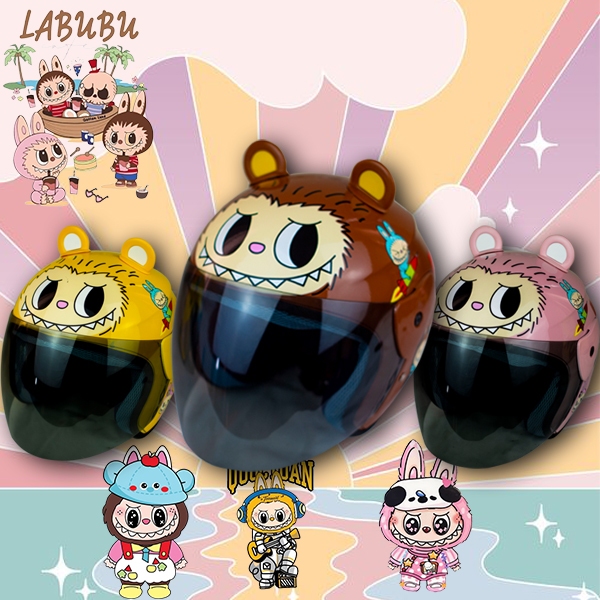 Jual Helm Dewasa Atau Remaja Lucu Karakter Viral Labubu | Shopee Indonesia