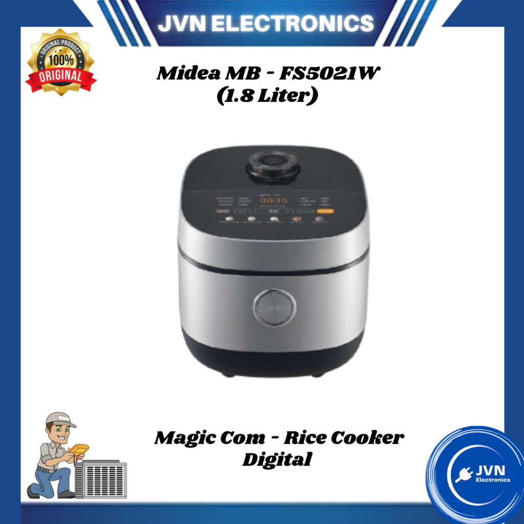 Jual Magic Com - Rice Cooker Digital Midea MB - FS5021W (1.8 Liter ...