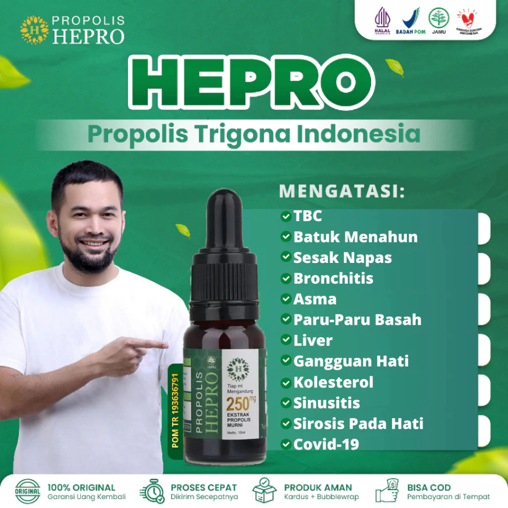 Jual Propolis Hepro - Obat TBC, Asma, Sinusitis, dan Sesak Nafas ...