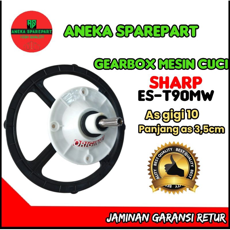 Jual GEARBOX MESIN CUCI SHARP TYPE ES-T90MW ASLI ORIGINAL | Shopee ...