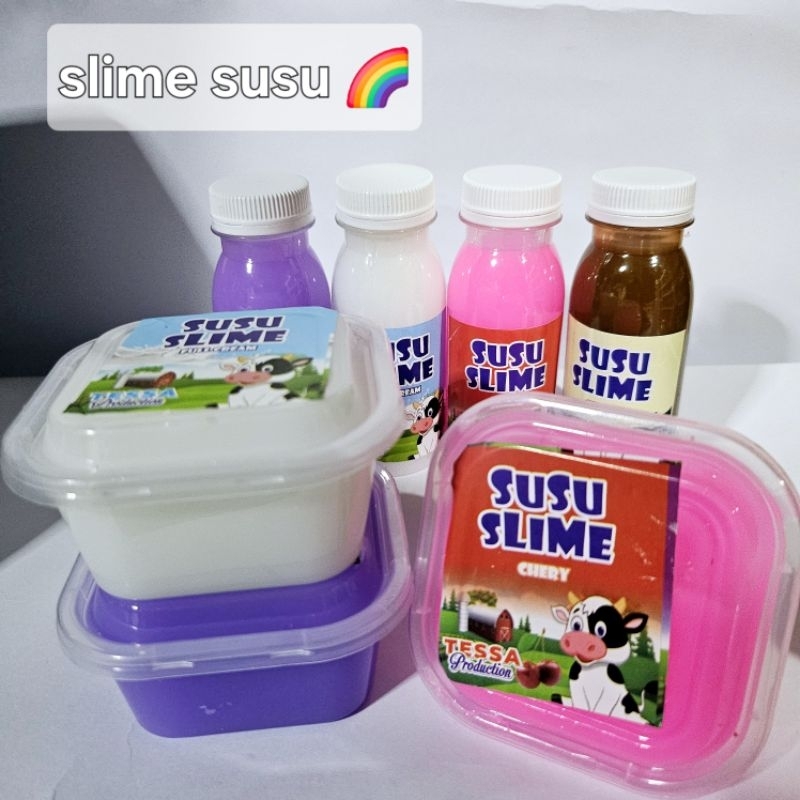Jual 5 pcs SLIME SUSU / SLIME JIGGLY TOFU ORIGINAL / SLEM MURAH ...