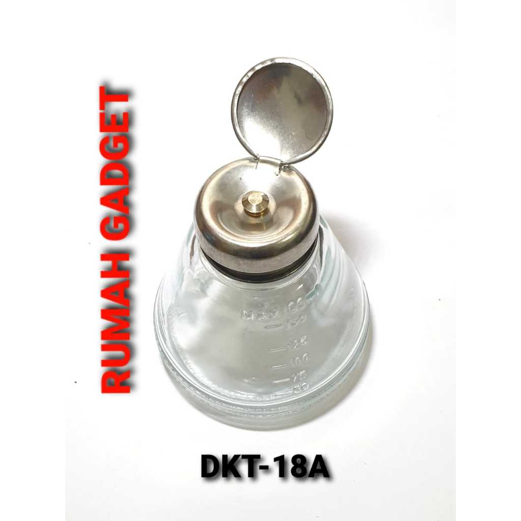 Jual BOTOL TINER GLASS/BOTTLE LIQUID ALCOHOL DKT-18A 150ML | Shopee ...