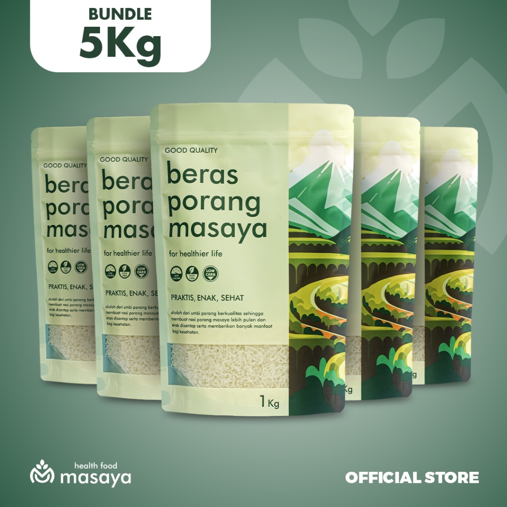 Jual MASAYA BERAS PORANG Bundle 5kg | Shopee Indonesia
