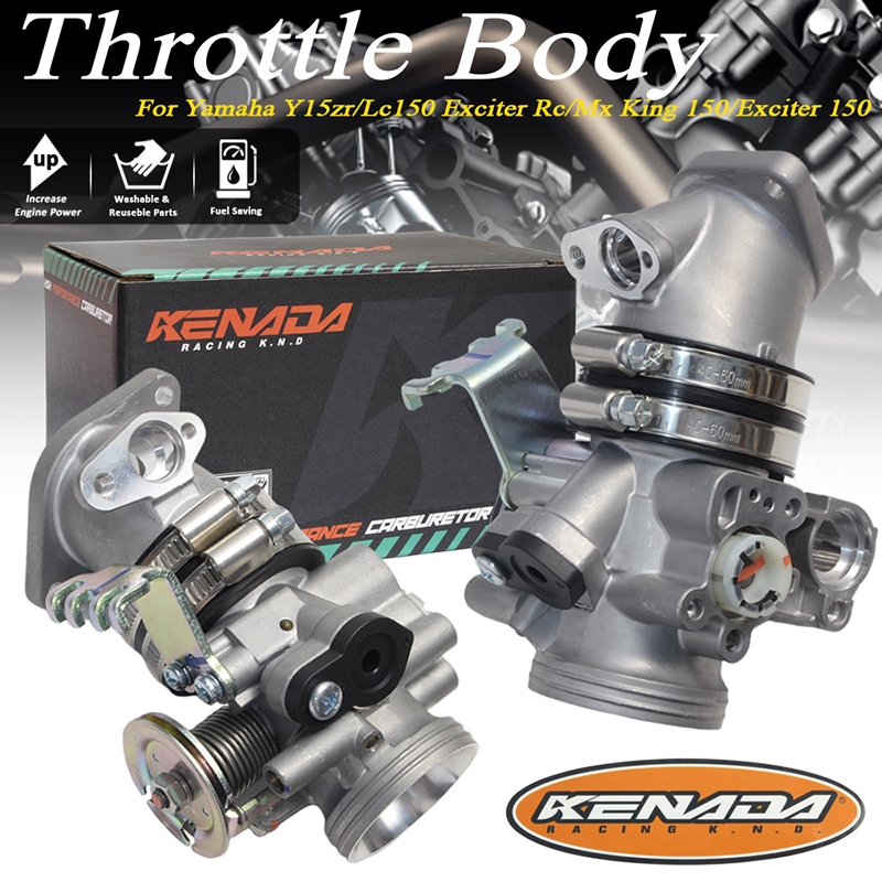 Jual KENADA RACING Throttle Body Tb Racing Double Injector Y15zr / Mx ...