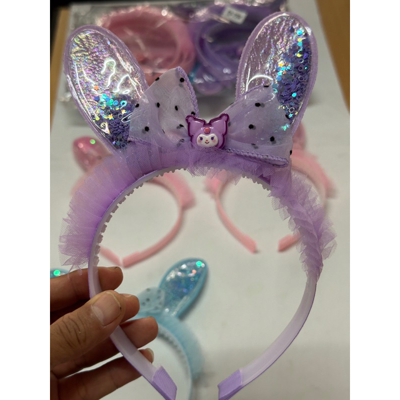 Jual Bando Sanrio kuromi/Bando Anak Sanrio Kuromi Gliter (isi12pcs ...