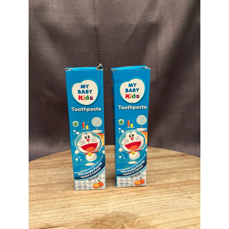 Jual My Baby Kids Toothpaste Orange Jeruk - Strawberry - 45 gr - Pasta ...