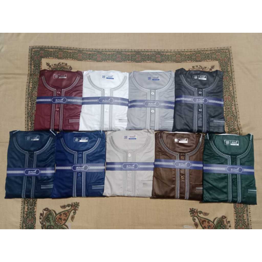 Jual Gamis Al Haramain Oblong model 13C (lengan pendek) dan 13D (lengan ...