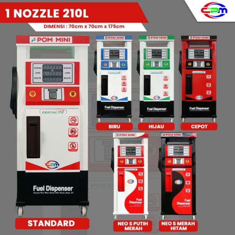 Jual POM MINI - Pertamini Digital 1 Nozzle 210 Liter (Produk CPM ...