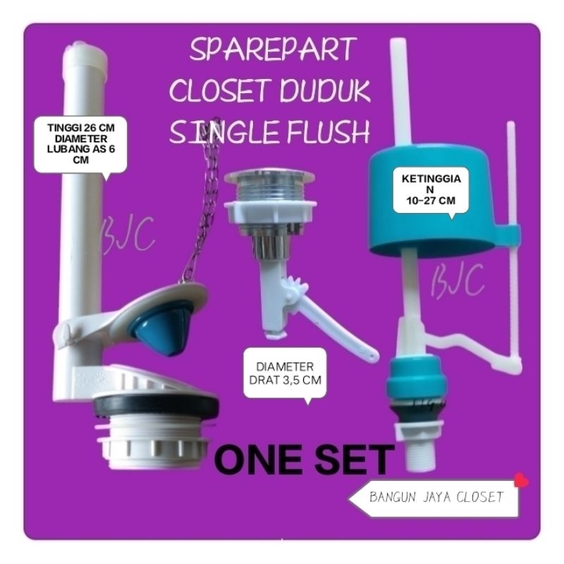 Jual Sparepart Closet duduk single flush model Toto tipe 420 | Shopee ...