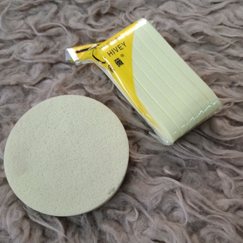 Jual Sponge masker 12 batang sponge cuci muka spons facial spons stick ...