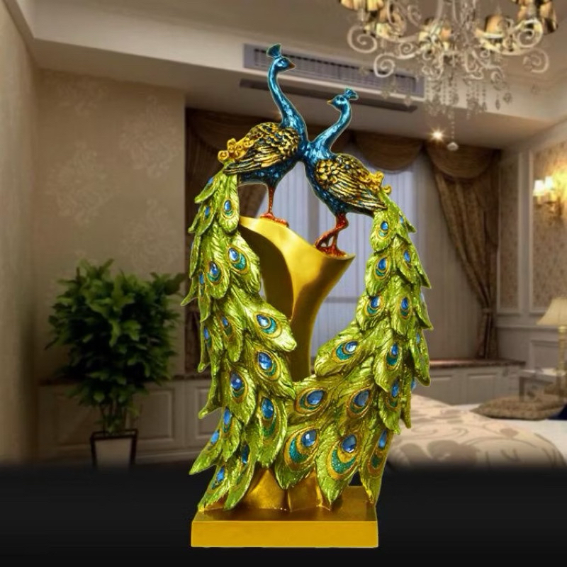 Jual Pajangan Burung Merak Couple / dekorasi ruangan | Shopee Indonesia