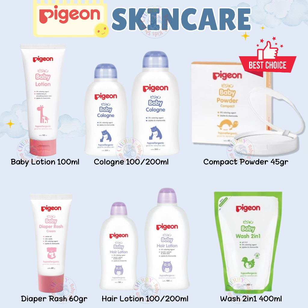 Jual Pigeon Bedak Bayi Padat ( Compact Powder ) - Untuk Kulit Sensitif ...