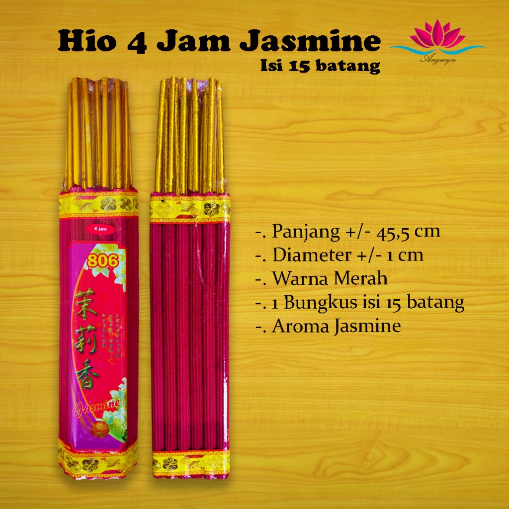 Jual Dupa Sembahyang / Hio Besar Jasmine isi 15 batang | Shopee Indonesia