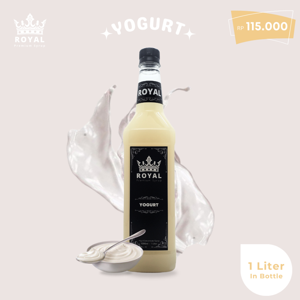Jual Royal Yogurt Syrup - Sirup Yogurt (Premium Quality) - 1 Liter ...