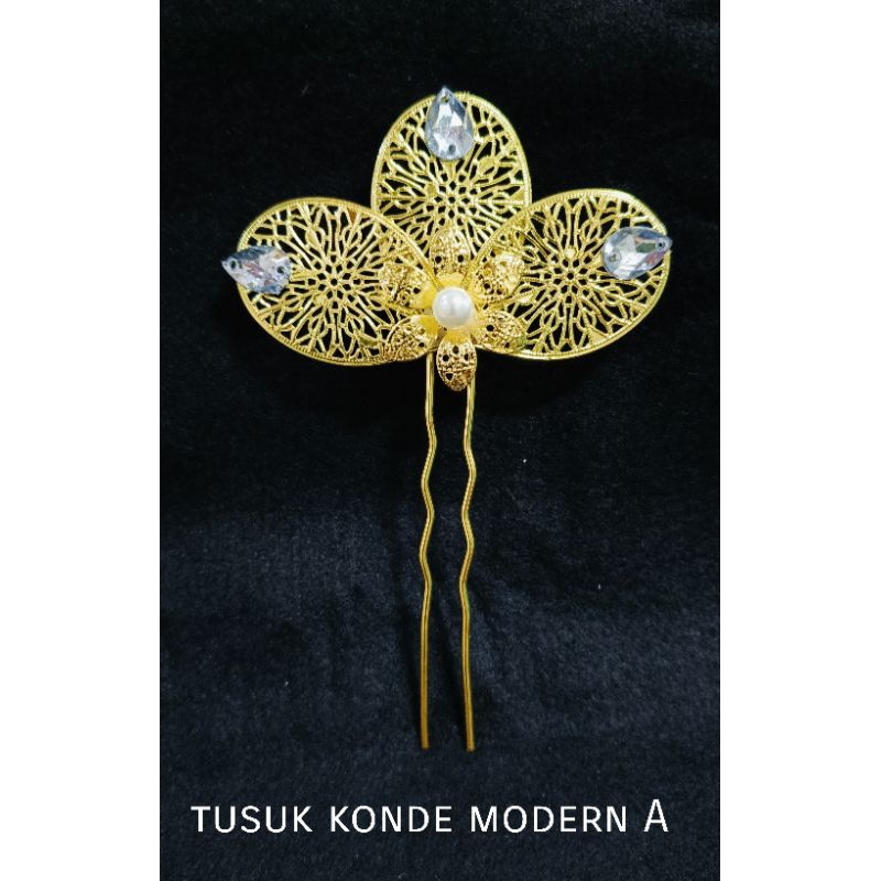 Jual tusuk konde modern/tusuk sanggul (daun bulat) | Shopee Indonesia