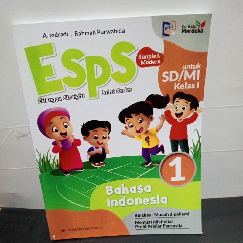 Jual BUKU ESPS BAHASA INDONESIA untuk SD/MI KELAS I/1 Kurikulum Merdeka | Shopee Indonesia