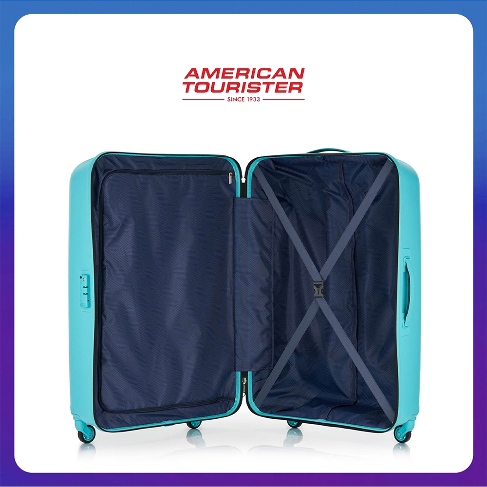Jual American Tourister Koper Hardcase Ellipso Large 29inch - Aqua Blue ...