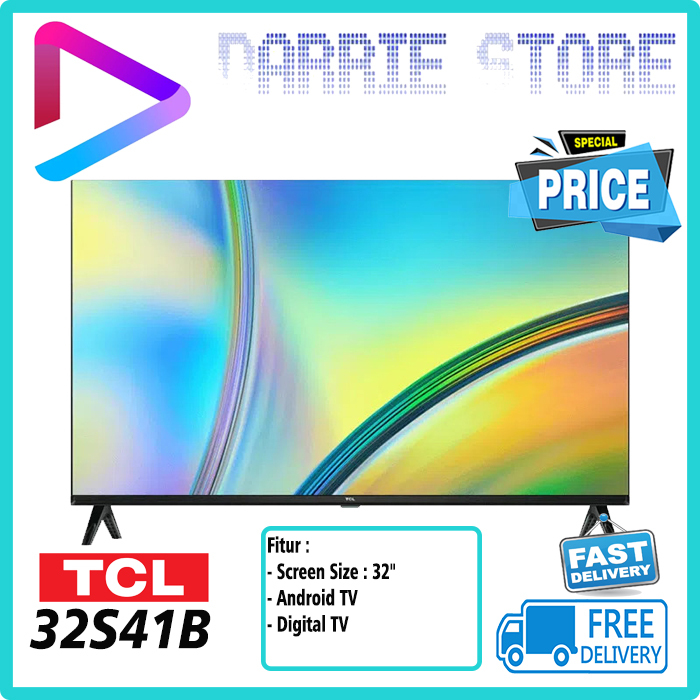 Jual TCL SMART TV LED TV ANDROID TV 32 INCH 32S41B DOLBY AUDIO | Shopee ...