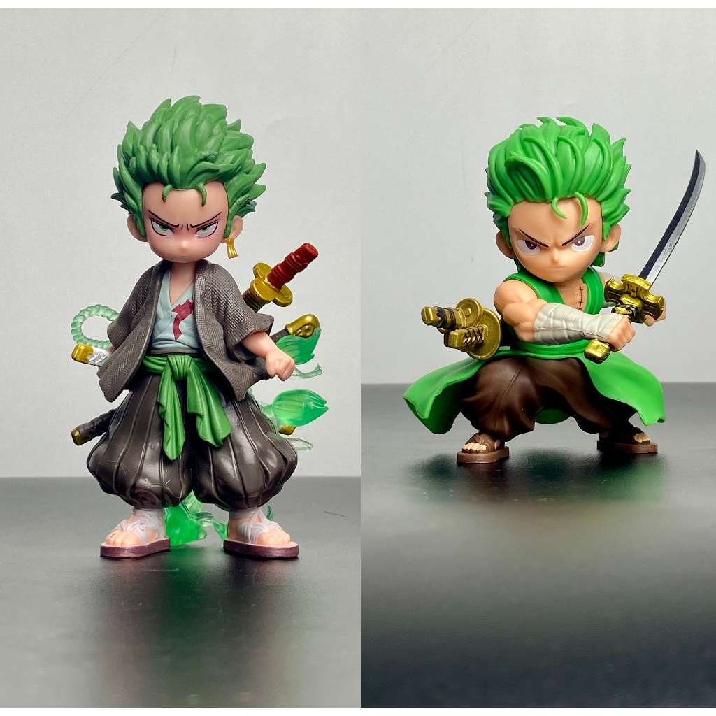 Jual [ Foto Asli ] Action Figure One Piece Roronoa Zoro Mini Karakter ...