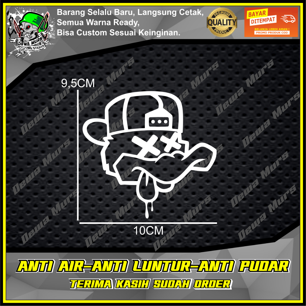 Jual Cutting Sticker BAD DUCK Sticker Cocok Buat Motor Dan Mobil ...