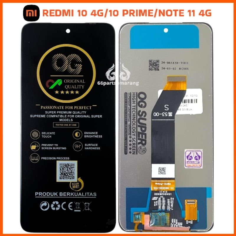 Jual Lcd Touchscreen Redmi 10 4G / 10 Prime / Note 11 4G FULLSET ...