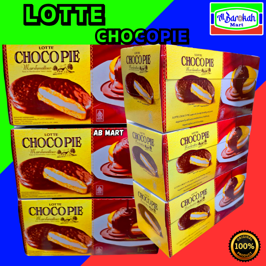 Jual Lotte Chocopie Marshmallow 312g | Shopee Indonesia
