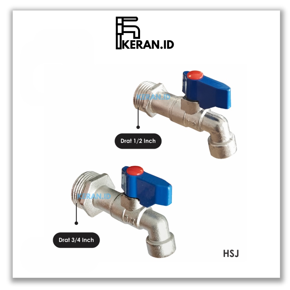 Jual Kepoin aja KERANID Kran Tembok Model Onda 12 34 Body Panjang Keran Air Babet MERK HSJ ...
