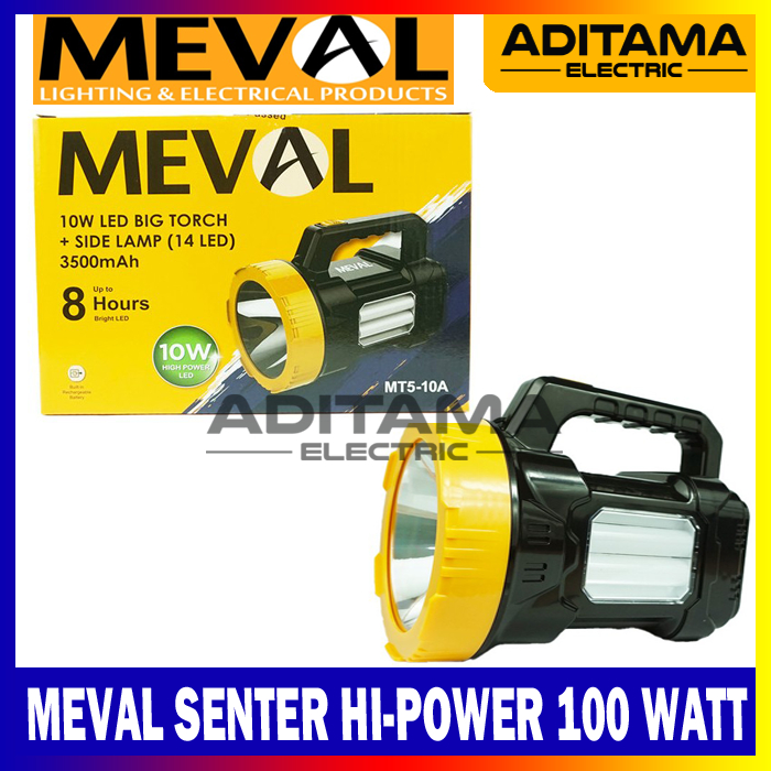 Jual MEVAL SENTER LED JUMBO HI-POWER 100WATT 100W 100 WATT PUTIH ...