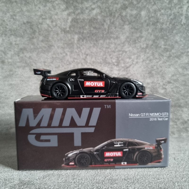 Jual Mini gt nissan GT-R nismo GT3 / R35 motul 2018 test car | Shopee ...