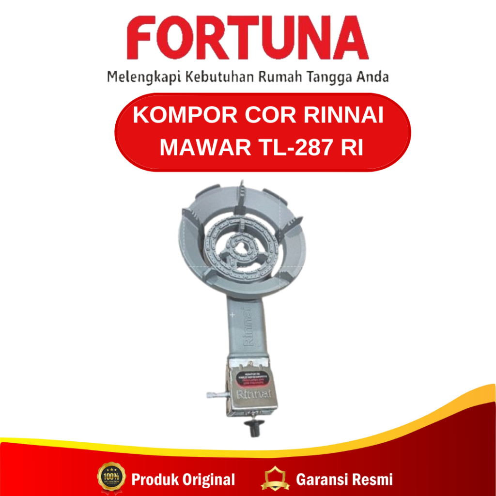 Jual Rinnai Kompor Cor Mawar TL-287 RI Kompor 1 tungku | Shopee Indonesia