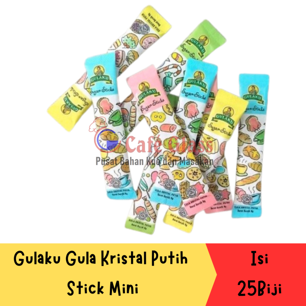 Jual Gulaku Sugar Sticks / Gula Kristal Stick / Isi -+25Stick | Shopee ...