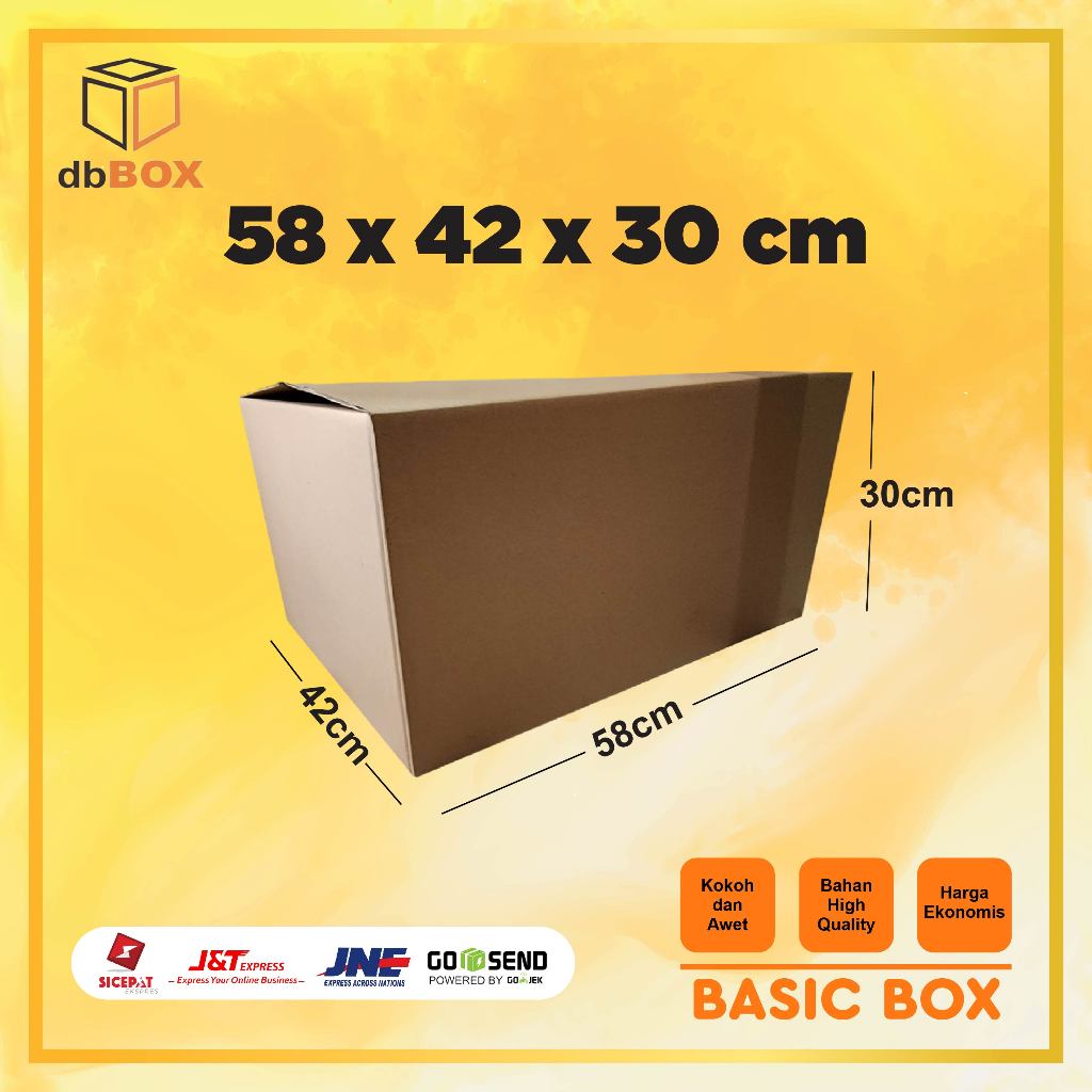 Jual BOX KARDUS 58x42x30 cm DUS PACKING | Shopee Indonesia