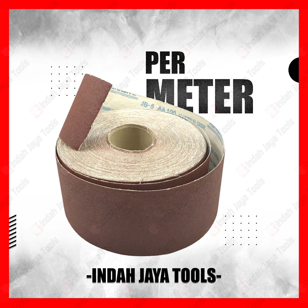 Jual Amplas Roll Grit 40 per Meter - Kertas Kain Hamplas Gosok | Shopee ...