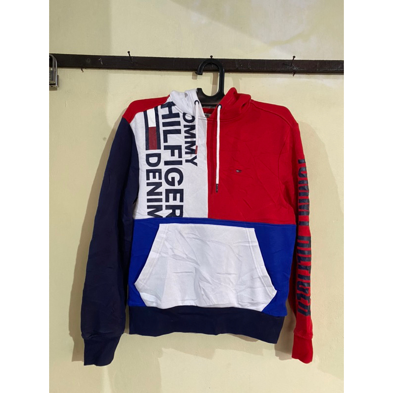 Jual HOODIE TOMMY HILFIGER SPELL OUT | Shopee Indonesia