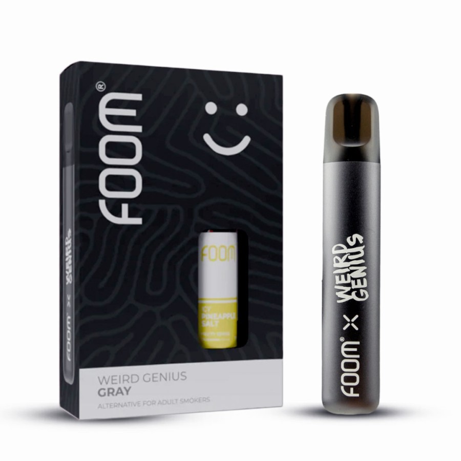 Jual Pod Foom X Weird Genius Gray Bundling Liquid Foom Salt Nic 15ML ...