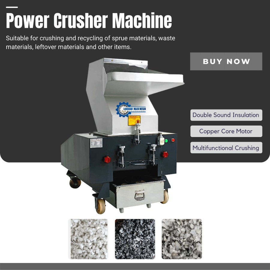 Jual Power Crush Machine / Mesin Crusher Plastik / Mesin Penghancur ...