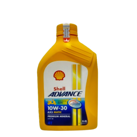 Jual OIL SHELL ADVANCE 10W-30 AX5 MATIC 800ML | Shopee Indonesia