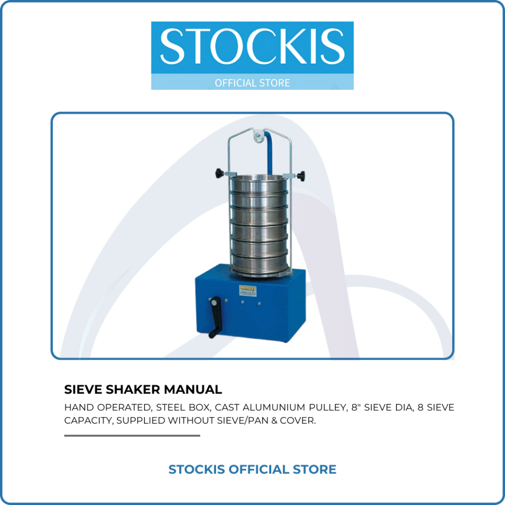 Jual Mesin Sieve Shaker Manual Hand Operated - STOCK 510A | Shopee ...