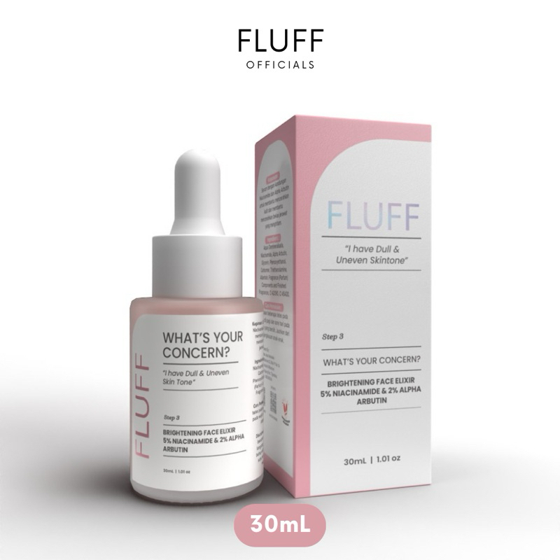 Jual FLUFF Face Serum - 5% Niacinamide & 2% Alpha Arbutin Brightening ...