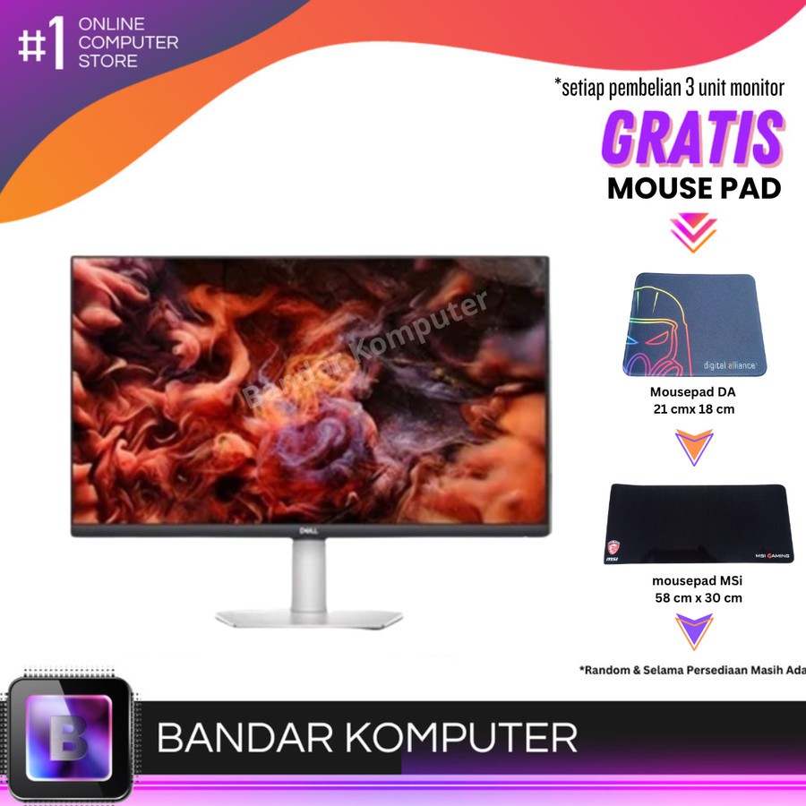 Jual Monitor LED DELL S2721DS 27" IPS S2721 DS 2560x1440 HDMI DP 75 Hz ...
