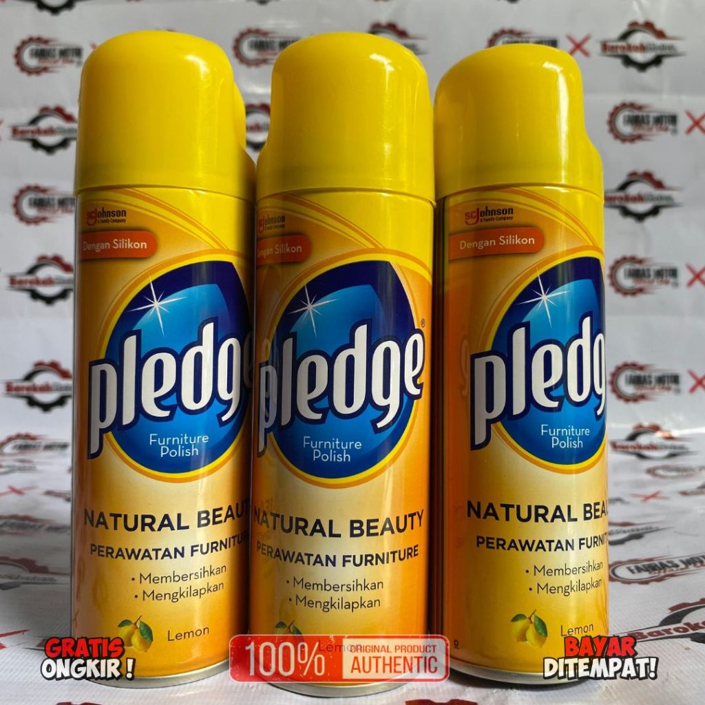 Jual PLEDGE FURNITURE POLISH NATURAL BEAUTY MEMBERSIHKAN DAN ...