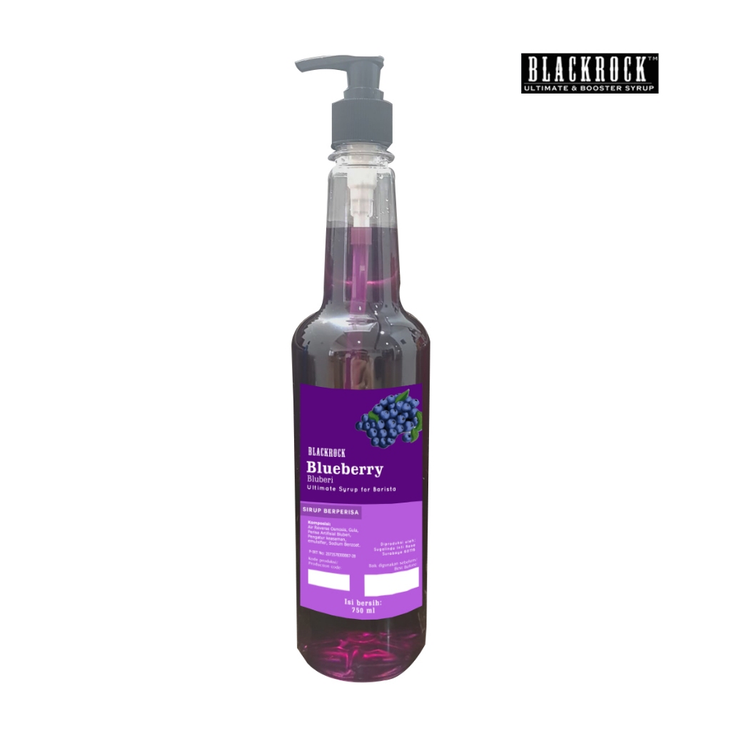Jual Blackrock Blueberry Ultimate Syrup - sirup rasa blueberi | Shopee ...