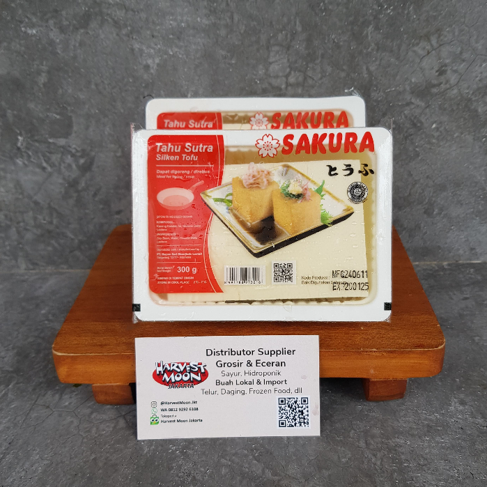 Jual HarvestMoon Tahu Sutera Sakura Kotak / Tahu Sutra 300gr | Shopee ...