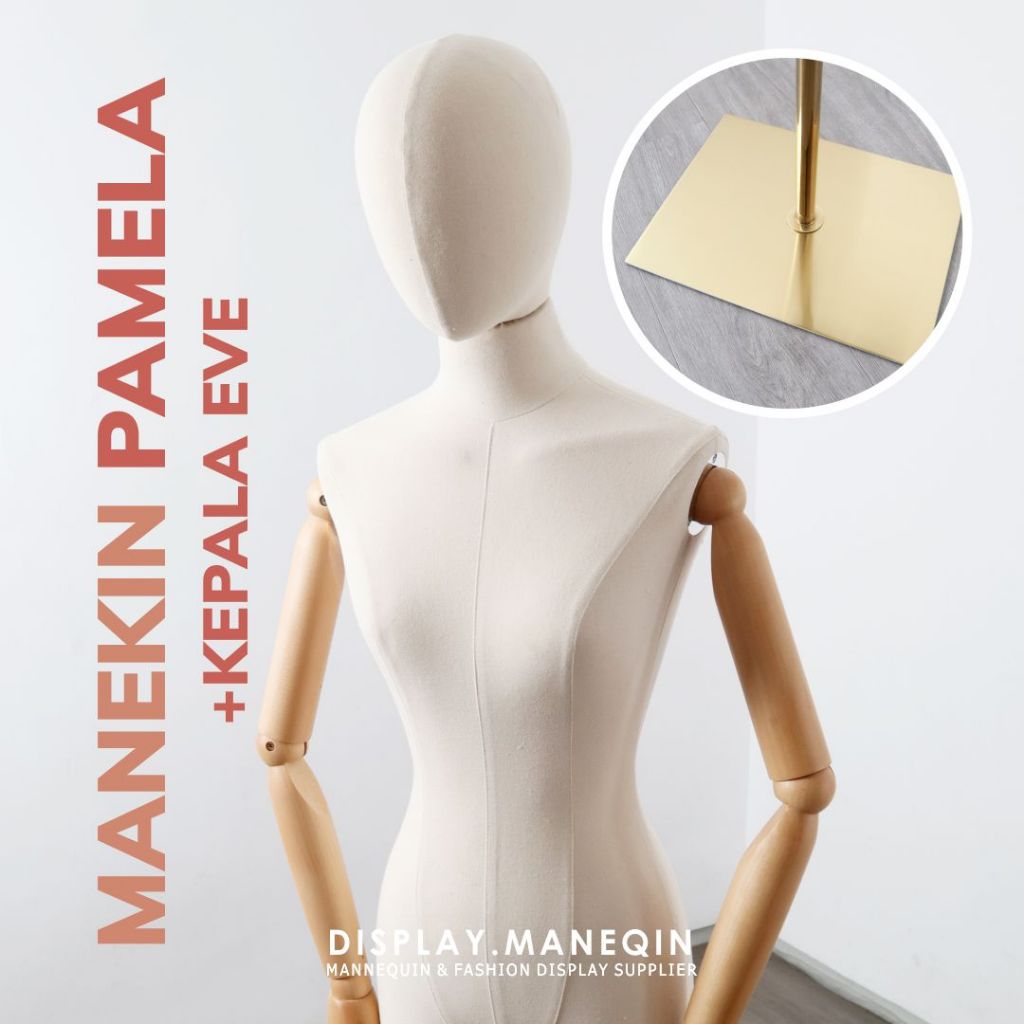 Jual Manekin Set PAMELA DM 571 Patung Cewek Setengah Badan + Kepala Eve ...