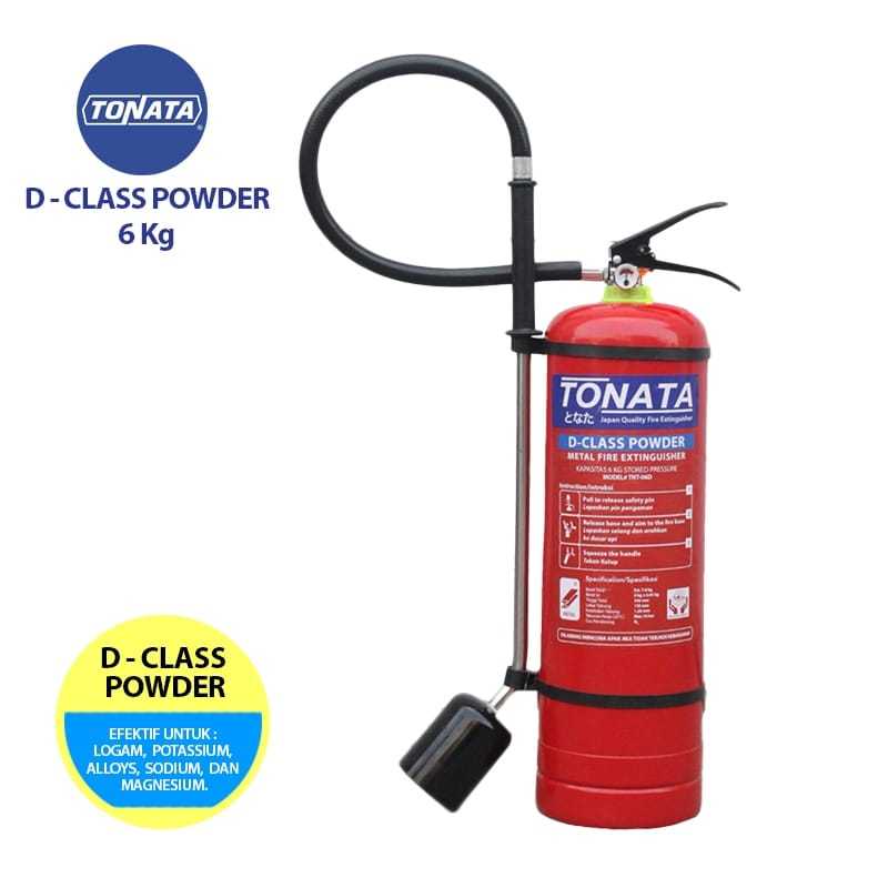 Jual APAR D-Class Powder 6 Kg Tonata / APAR 6 Kg Logam | Shopee Indonesia