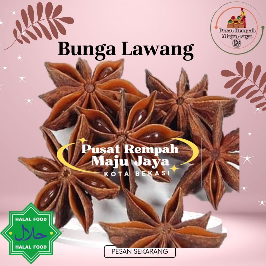 Jual Repack Bunga Lawang Star Anise Pekak 100 Gr Shopee Indonesia