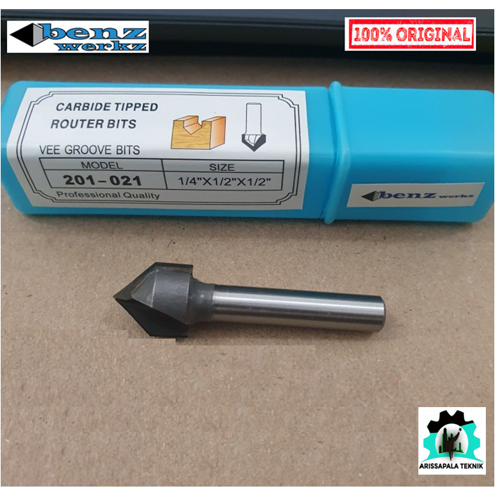 Jual Benz Mata Profil Tekuk ACP Mata Trimmer Kayu Alucopan V Vee Groove ...