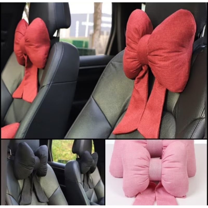 Jual Bantal Mobil Pita Tali (Polosan) isi 2 pcs, Bantal Kepala Pita ...